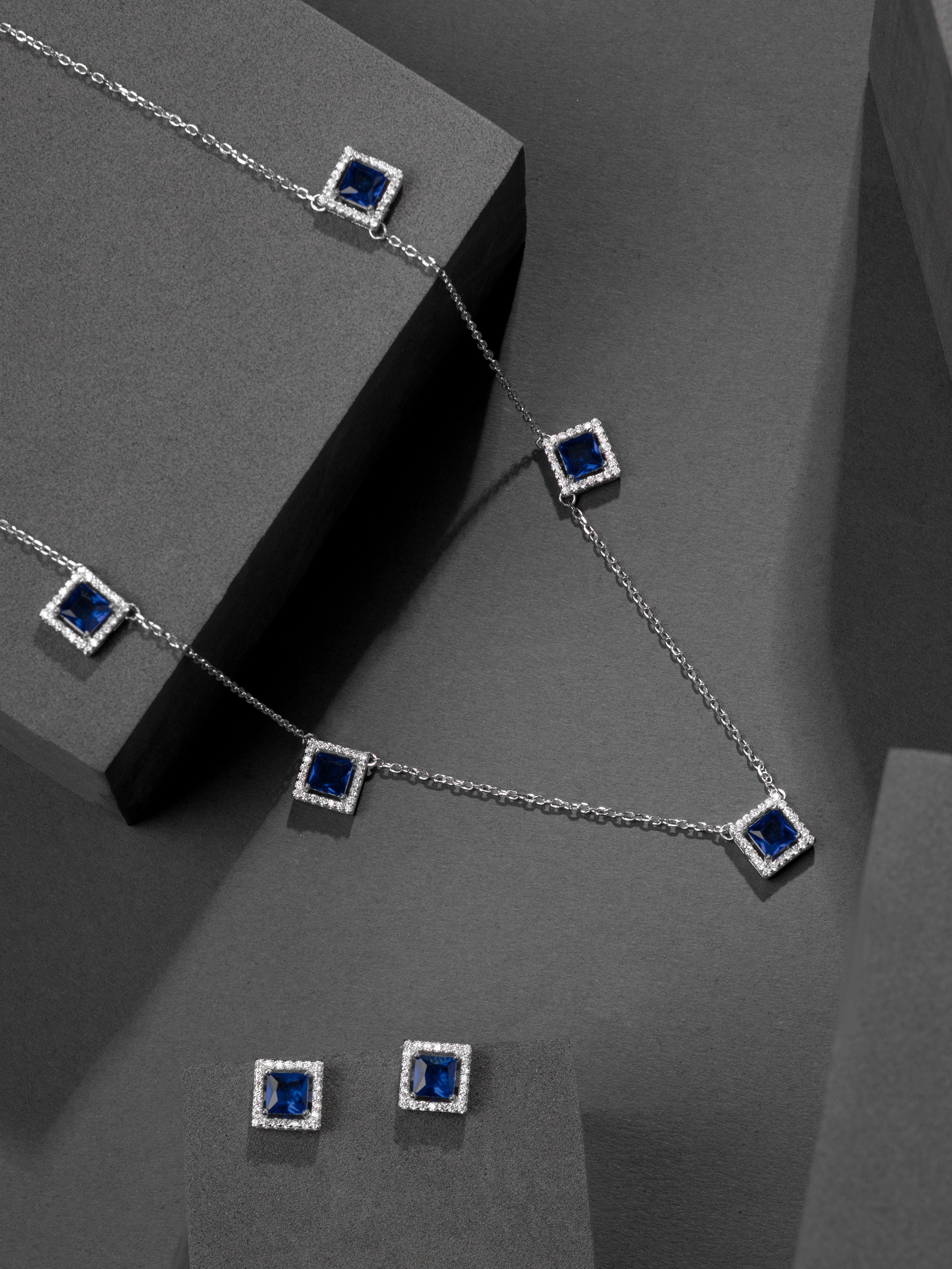 Jovira Ardent Set - Sapphire Blue – Jovira Jewels
